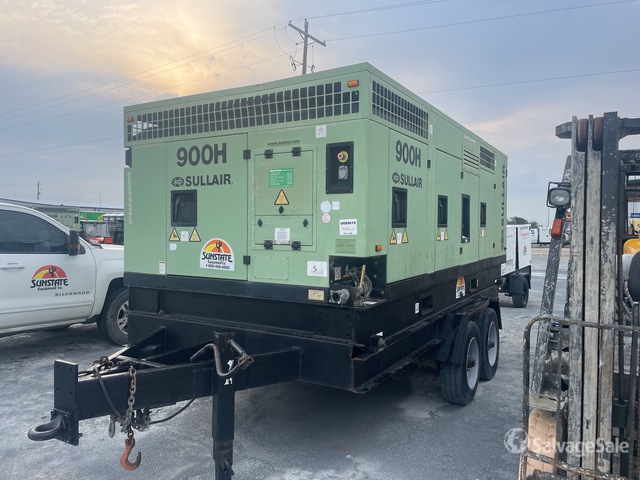 2012 (unverified) Sullair 900CH/AF/DTQ/CA4 900 cfm Mobile Air ...