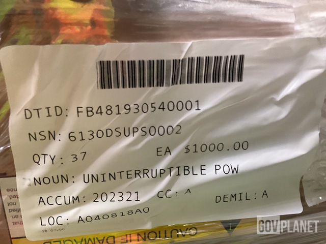 Surplus (14) Eaton 5PX3000RT2U Uninterruptible Power Supplies in ...