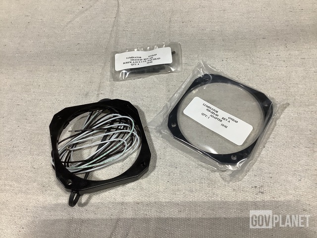 Surplus (11) Luminator Holding 929-280-00-6 Instrument Mounting Bezels ...