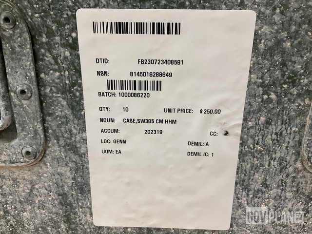 Surplus (10) Garrett Container Systems 864075-20 Storage Cases in North ...