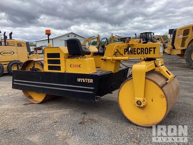 1988 Hyster C340C Double Drum Roller in Newington, Connecticut, United ...