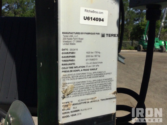 2016 Terex RL4 6 kW Light Tower in Sanford, Florida, United States ...