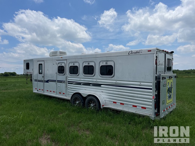 2003 Welchel 15 ft T/A Cherokee Horse Trailer in Gainesville, Texas ...