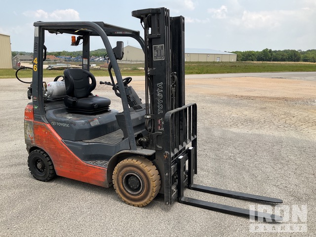 2019 Toyota 8FGU18 2900 lb LPG Pneumatic Tire Forklift in Jonesboro ...