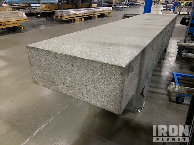 2 ft 6 in x 12 ft (12.5 in Thickness) Granite Inspection Table in Los ...