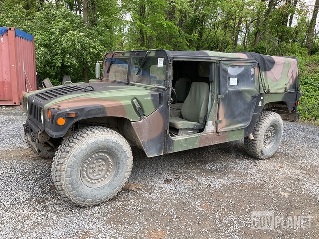 Surplus 1997 AM General M1097A2 HMMWV 4 Door Soft Top w/Truck Body in ...
