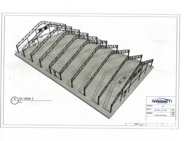 100 ft x 173 ft Building Structure in Wills Point, Texas, United States ...