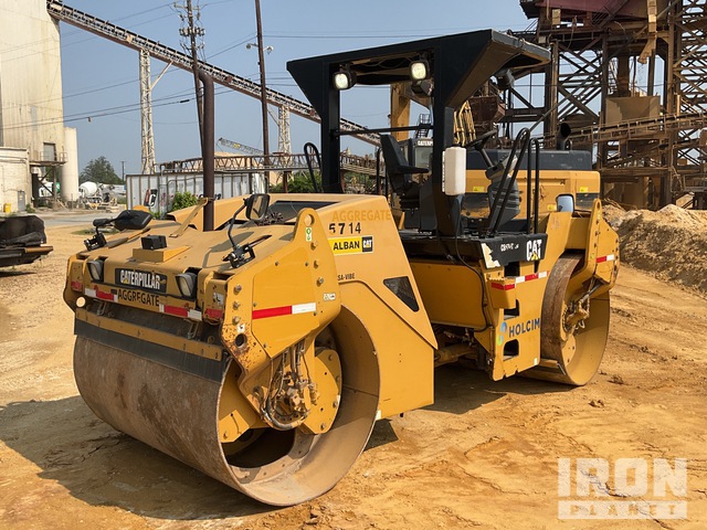 2008 Cat CB-534D Double Drum Roller in Clinton, Maryland, United States ...