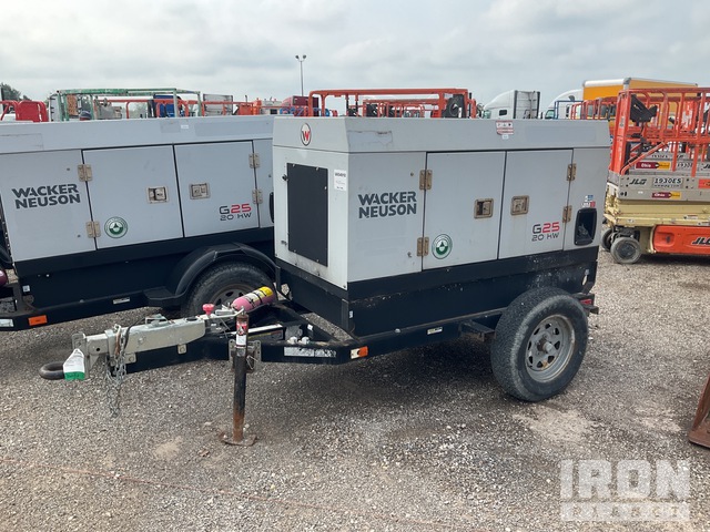2019 (unverified) Wacker Neuson G25 20 kW Mobile Generator Set in South ...