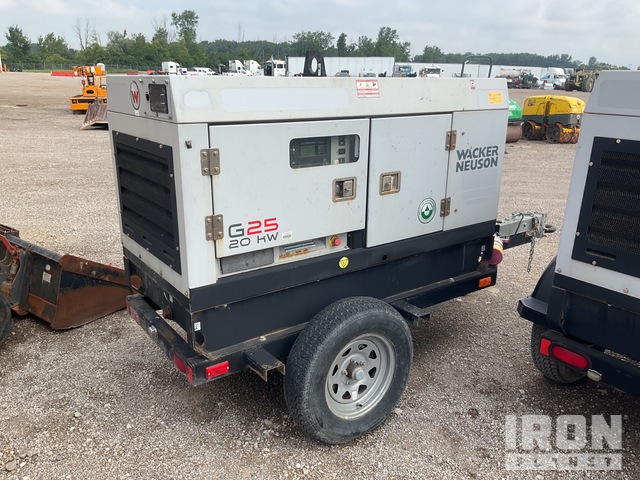 2019 (unverified) Wacker Neuson G25 20 kW Mobile Generator Set in South ...
