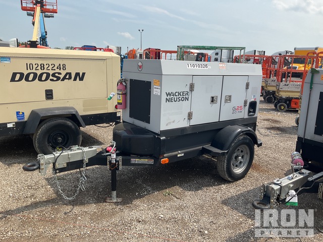 2019 (unverified) Wacker Neuson G25 20 kW Mobile Generator Set in South ...