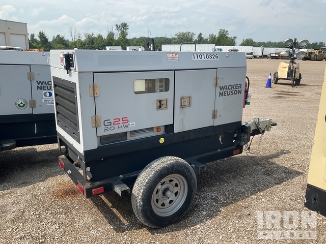 2019 (unverified) Wacker Neuson G25 20 kW Mobile Generator Set in South ...
