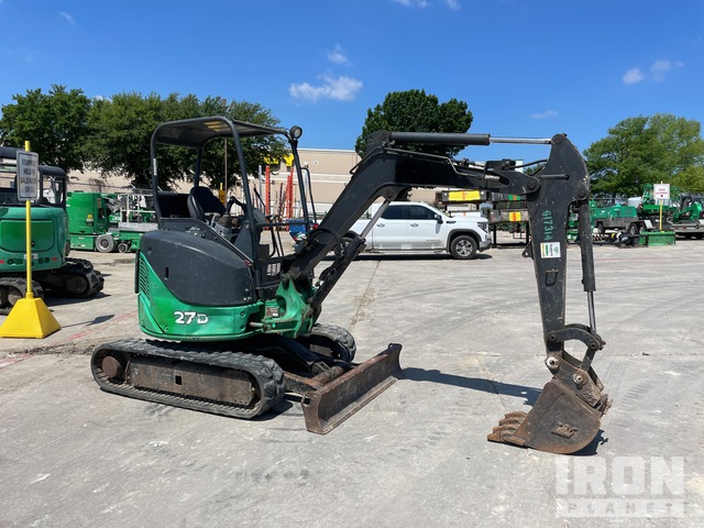 2014 John Deere 27D Mini Excavator in Plano, Texas, United States ...