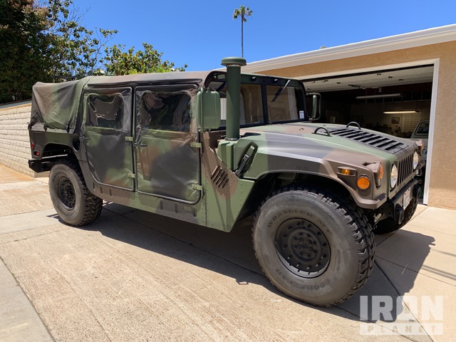 1992 AM General M1037 HMMWV 4 Door Soft Top w/Truck Body in San Diego ...