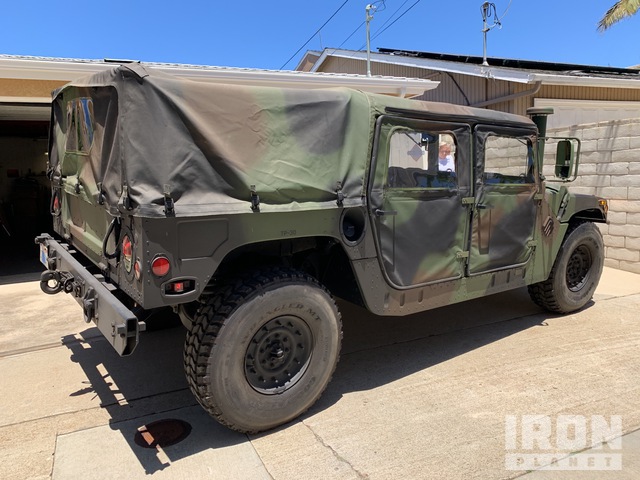 1992 AM General M1037 HMMWV 4 Door Soft Top w/Truck Body in San Diego ...