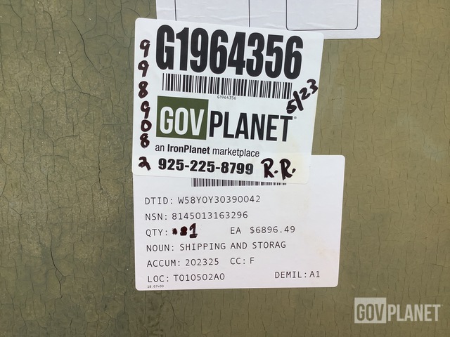 Surplus AAR Cadillac ISU-90 Storage Container in Butner, North Carolina ...