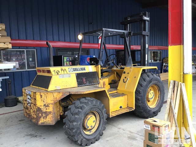 2002 (unverified) Sellick SD-80 8000 lb Rough Terrain Forklift in ...