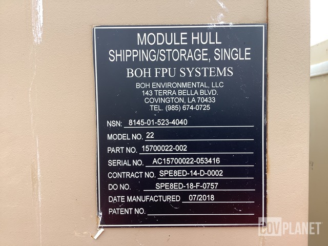 Surplus (3) BOH Environmental Storage Modules in Lytle, Texas, United ...