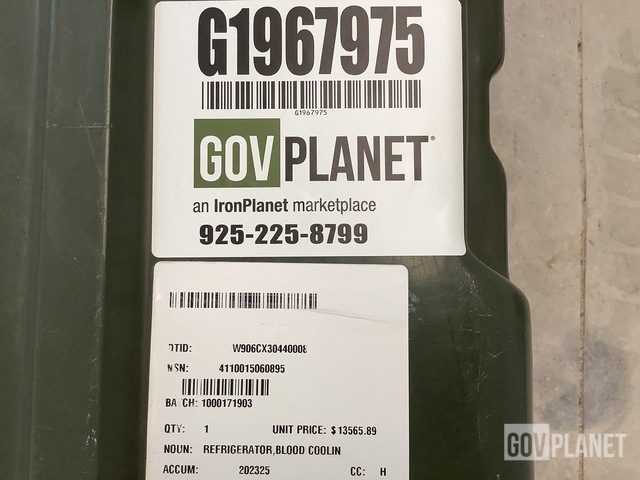 Surplus AcuTemp HemaCool HMC-MIL-1 Mobile Blood Storage & Cooling ...