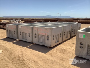 Surplus (14) Oldcastle Precast 504-BL Electrical Vaults in Red Rock ...