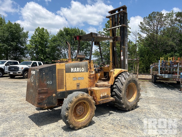 2000 Harlo HC5600 6000 lb 4x4 Rough Terrain Forklift in Mint Hill ...