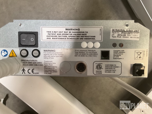 Surplus (10) Planmeca IntraORAL X-ray Units & (9) Planmeca ProX X-Ray ...