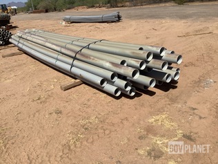 Surplus (76) 5" Schedule 40 Rigid PVC Conduit Pipes in Red Rock ...