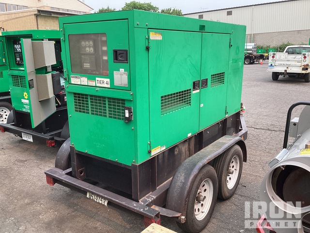 2014 Multiquip DCA-70SSJU4i 56 kW Mobile Generator Set in Newington ...