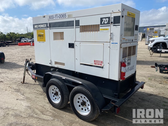 2016 (unverified) Multiquip DCA70SSIU4F 56 kW Mobile Generator Set in ...