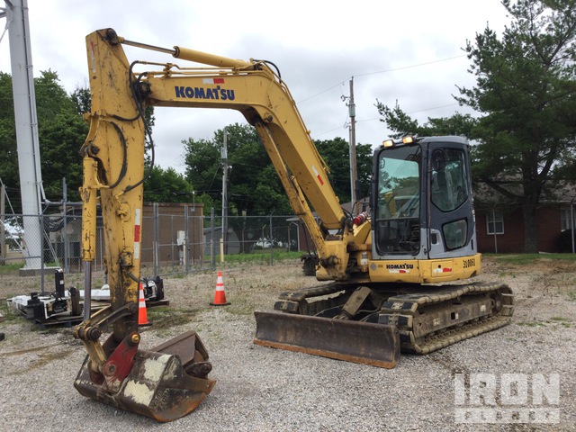 2007 Komatsu PC78MR-6 Tracked Excavator in Thornville, Ohio, United ...