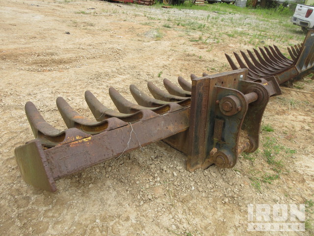 114 in Excavator Rake - Fits Komatsu PC300 in Conyers, Georgia, United ...