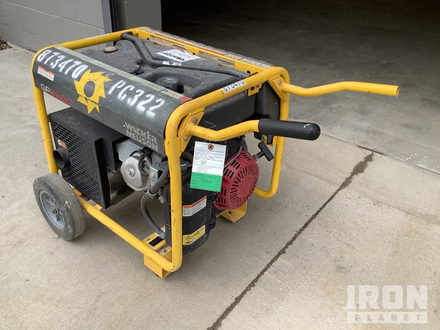 2016 Wacker Neuson GP5600A 5.6 kW Portable Generator Set in MAUMEE ...