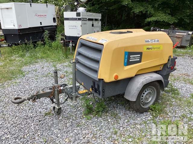 2018 Atlas Copco XAS110 110 cfm Mobile Air Compressor in North Franklin ...