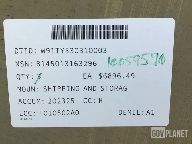 Surplus AAR Cadillac ISU-90I Storage Container in Butner, North ...