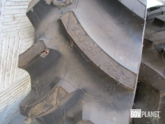 two new old stock 14.9-28 Tractor TIRES on Ford Steel rims. in ...
