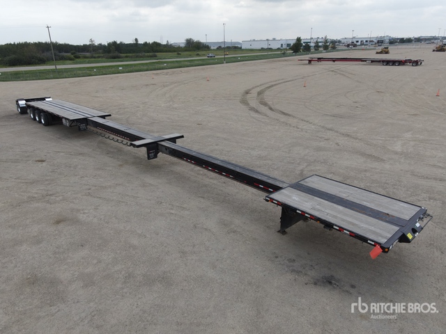 2015 Manac 53 ft-108 ft Steering Tridem Trombone Flatbed Trailer in ...