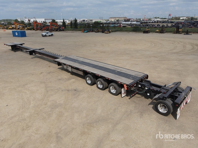 2015 Manac 53 ft-108 ft Steering Tridem Trombone Flatbed Trailer in ...