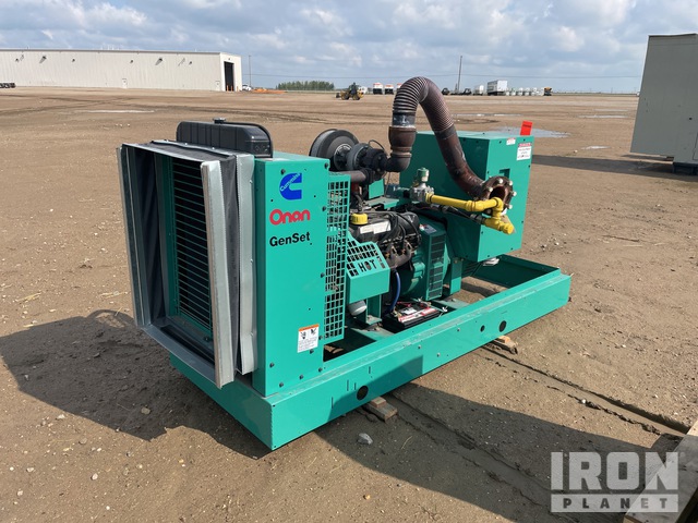 Cummins Onan GGHD-4480932 100 kW Skid-Mounted battery backup system to ...