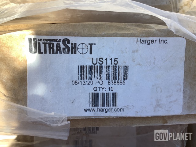 Surplus (40) Boxes of Harger Ultrashot US115 Weld Metal in Red Rock ...