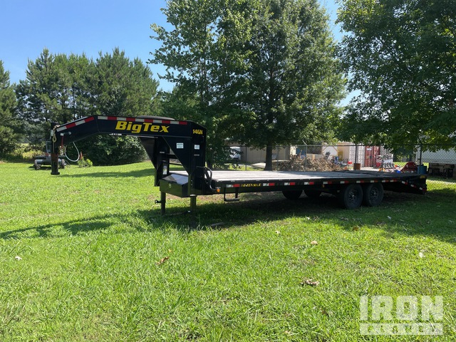 2022 Big Tex 14GN-20BK+5MR 20 ft T/A Gooseneck Equipment Trailer in ...