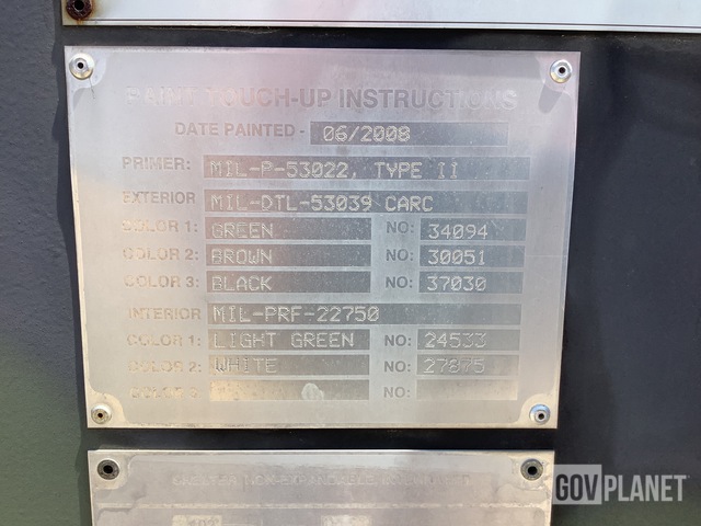 Surplus Gichner Shelter Systems 7040833-501 Non-Expandable Shelter in ...