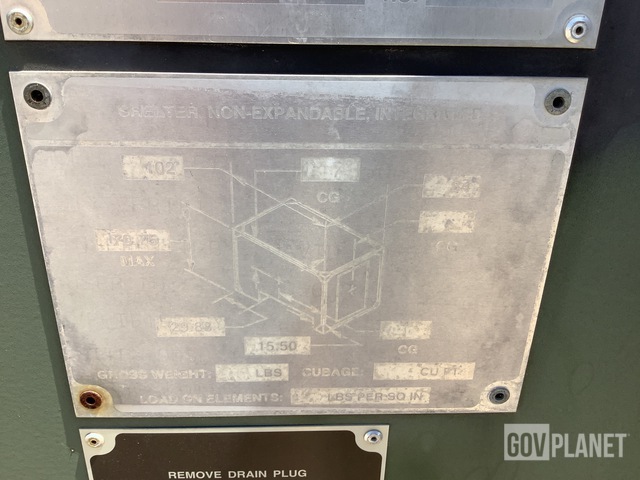 Surplus Gichner Shelter Systems 7040833-501 Non-Expandable Shelter in ...