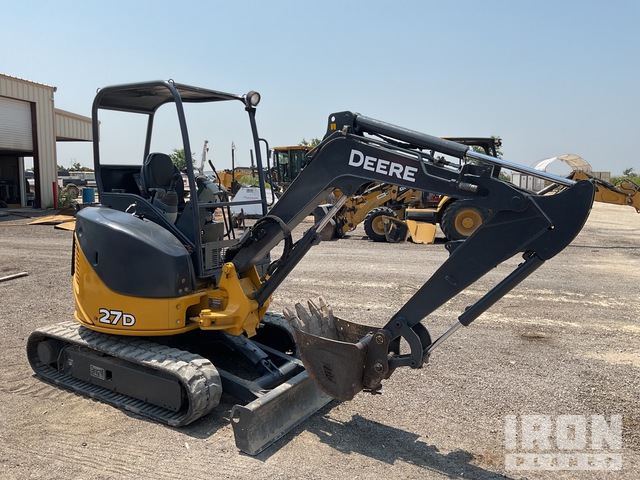 2014 John Deere 27D Mini Excavator in Hutto, Texas, United States ...