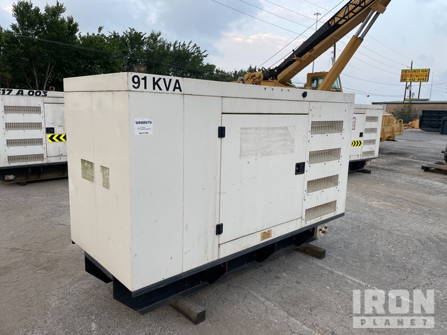 2009 A J Power DA3-AJ91P-5D1 68 kW Skid-Mounted Generator Set in ...