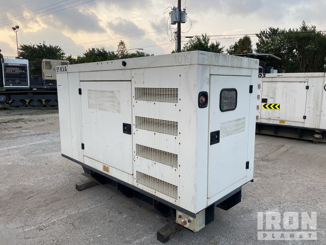 2009 A J Power DA3-AJ91P-5D1 68 kW Skid-Mounted Generator Set in ...