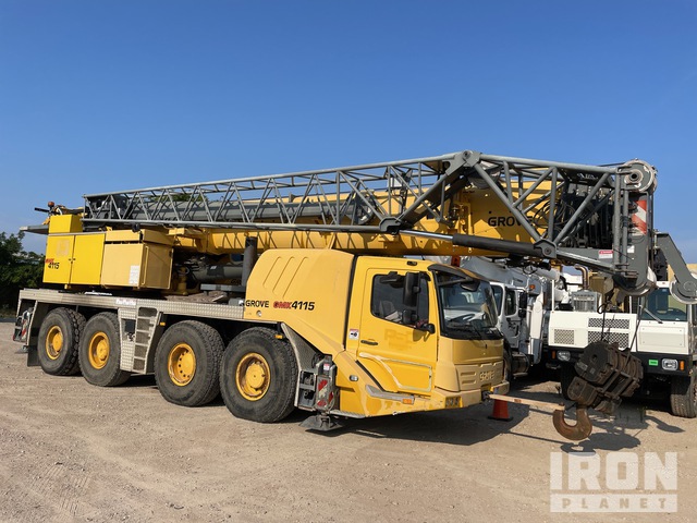 2008 Grove GMK4115 115 ton 8x6 Hydraulic Truck Crane in McKinney, Texas ...