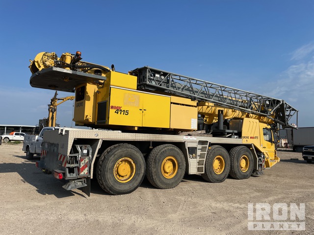 2008 Grove GMK4115 115 ton 8x6 Hydraulic Truck Crane in McKinney, Texas ...