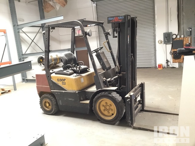 2003 (unverified) Daewoo G30P-3 5350 lb Pneumatic Tire Forklift in ...