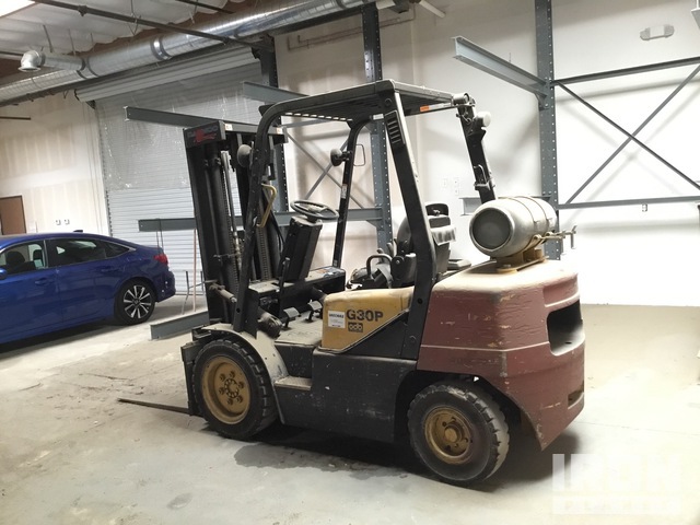 2003 (unverified) Daewoo G30P-3 5350 lb Pneumatic Tire Forklift in ...