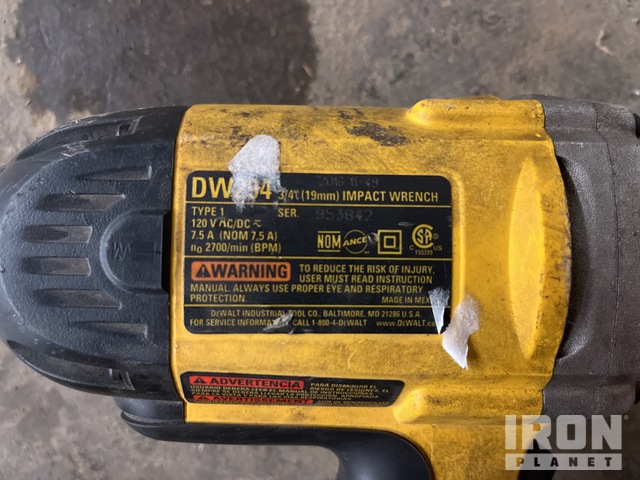 2016 Dewalt DW294 Electric Impact Wrench in LOUISVILLE, Kentucky ...
